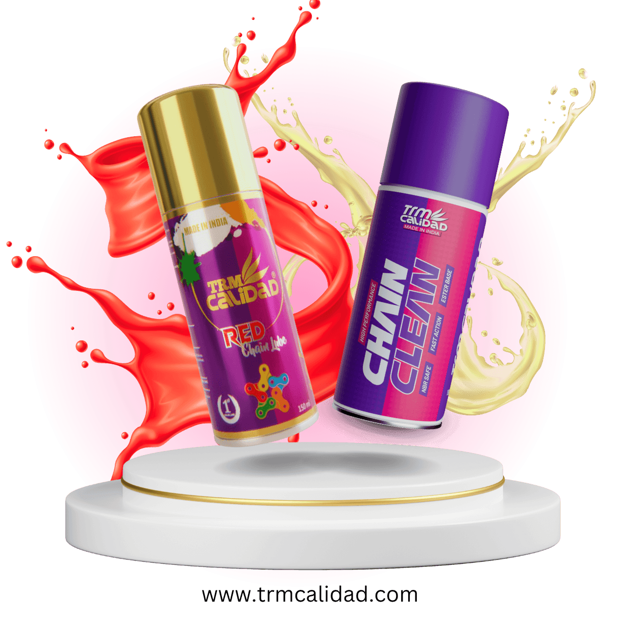 Colour Chain lube 150ML + chain cleaner 150ml combo – Trmcalidad India