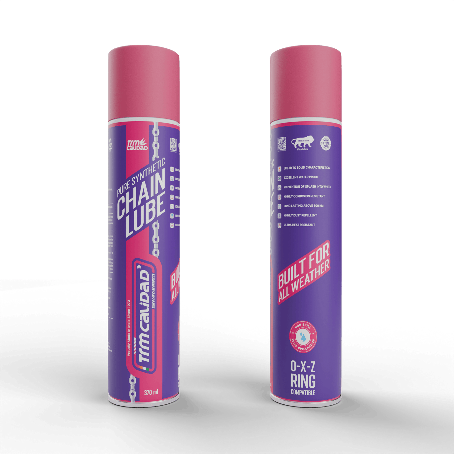 Pure Synthetic Chain lube 370ML zero spill – Trmcalidad India